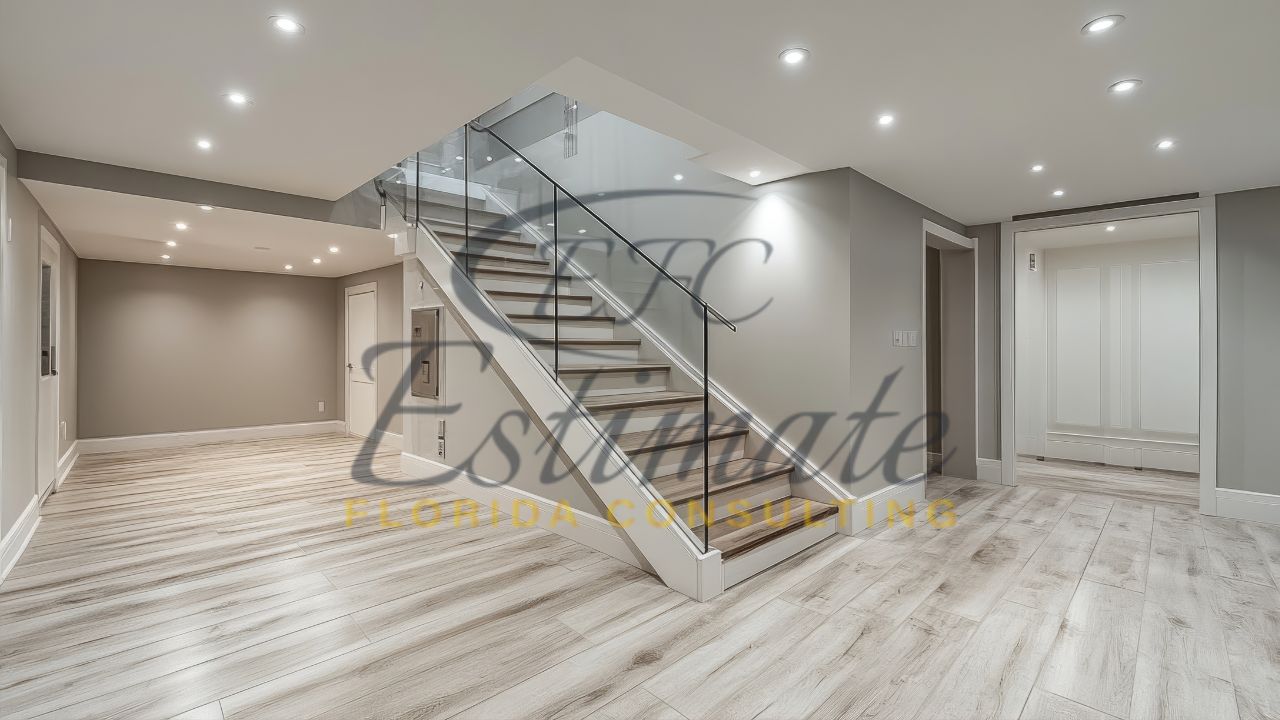 Glass Stair Panels in Boca Raton - Estimate Florida Consulting